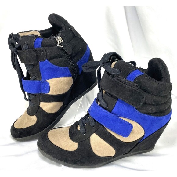 Vera Wang | Shoes | Simply Vera Wang Wedge Heel Sneaker Shoe Bootie ...